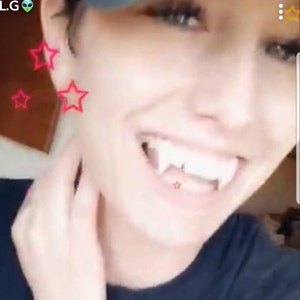 UnderWorld Style Vampire Fangs Hand Crafted to Fit Your Teeth | Etsy