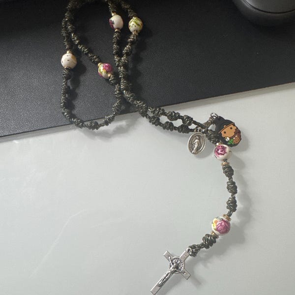PREPARE Knotted Rosary | Rope Rosary |twine Rosary | Cord Rosary ...