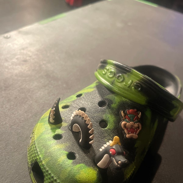 3D Dragon Croc Charm, Dragon Jibbits, 3D Croc Charms, Crocodile Croc ...