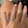Vintage 14K White Gold Band Ring Size 11.5 Kaynar - Etsy