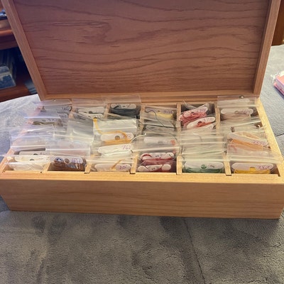 Thread Box, Bobbin Organizer, Cross Stitching Storage - Etsy