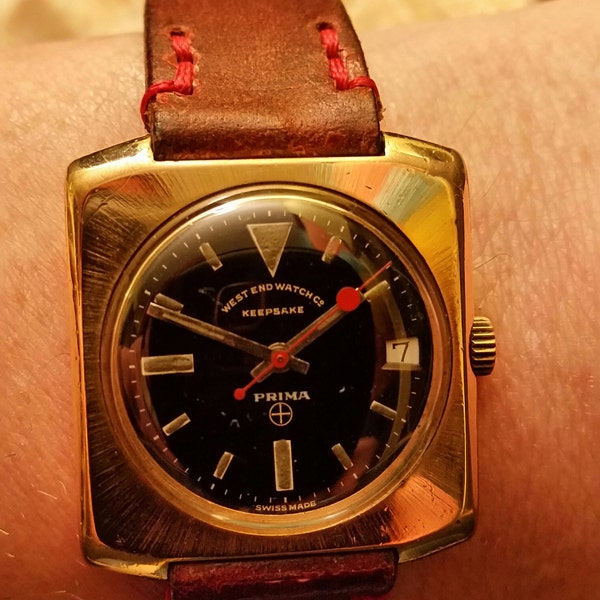 Rare Vintage Herman Delux, Men's Wristwatch, Swissmade Watch ...