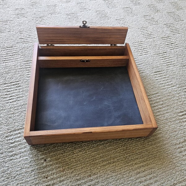 Custom Wooden DND Dice Box Tray RPG Dice Rolling Mat Tabletop Games D&D ...