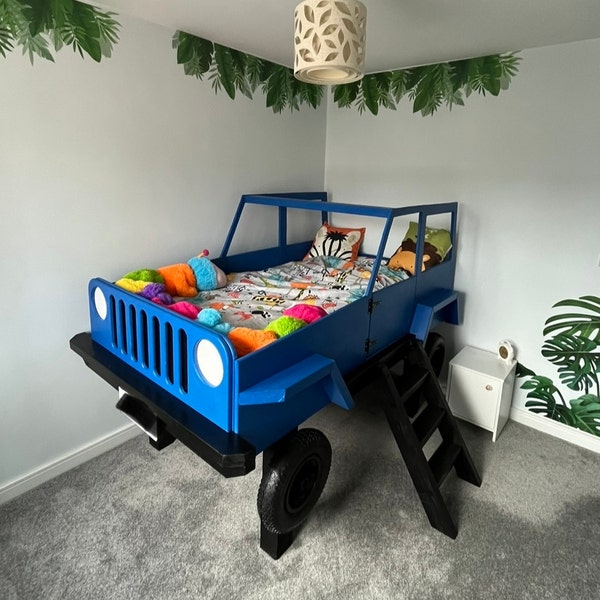 DIY Jeep-inspired Bed Plans – Build a Custom Kids Bed With Easy ...