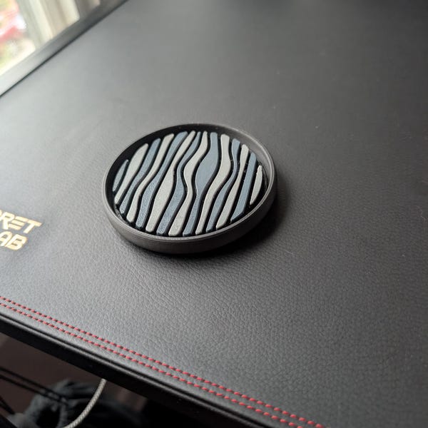 Magneto Coaster Set, W/a Magnetic Stacking Design. Woodgrain Coasters ...