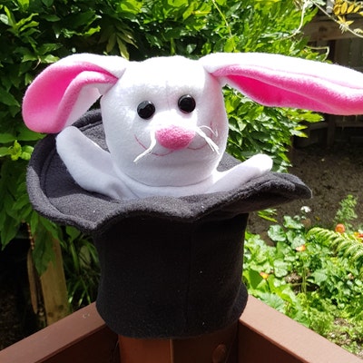 Rabbit in a Magic Hat Puppet PDF Sewing Pattern With Step-by-step ...