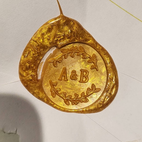 Custom Wax Seal Stamp, Personalized Wax Seal for Wedding Invitation ...