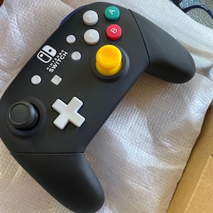 Custom Black Gamecube Themed Nintendo Switch Pro Controller - Etsy