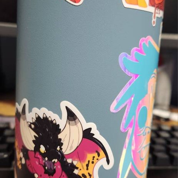 Monster Hunter World Vinyl Stickers - Etsy