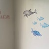 Sea Shells Reusable FABRIC Wall Decals Eco Friendly Peel & Stick Beachy ...