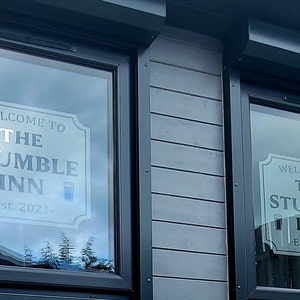 Personalised Beer Fridge / Window / Bar / Shop Window Decals - Etsy UK