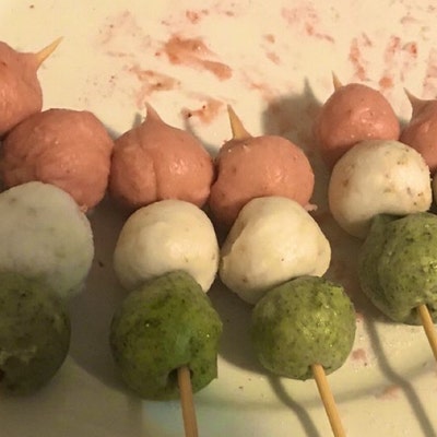 DIY Kit Hanami Dango Mochi Rice Cake Free Shipping 10 Skewers 30 ...