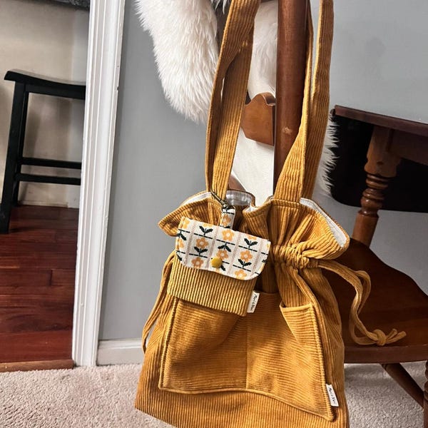 Handmade Corduroy Drawstring Bags - Etsy