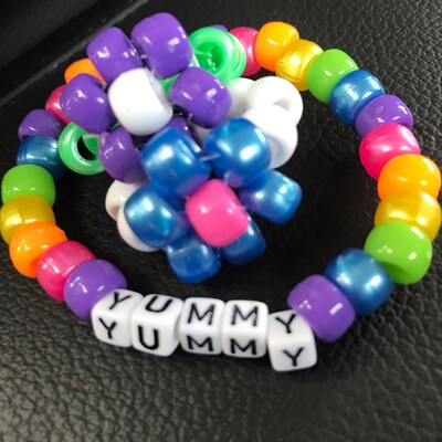 Pony Bead Flower Ring - Etsy