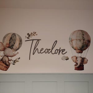 STORYTIME Air Balloon & Cloud Sign, Nursery, Reading Corner, Children's ...