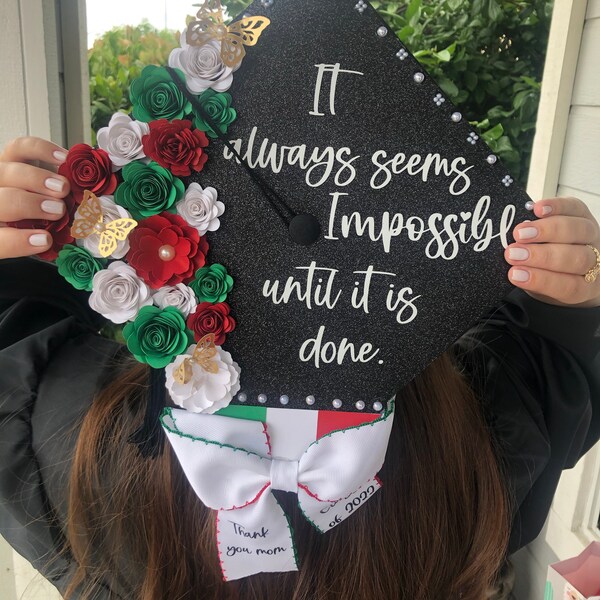 Mexican Cap Topper | Grad Cap | Custom Grad Cap | | Grad Cap Topper ...