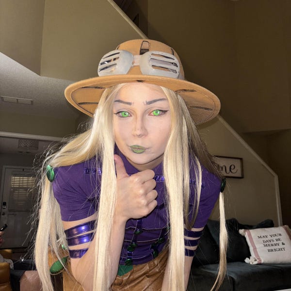 Gyro Zeppelis Hat Jojos Bizzare Adventure Cosplay - Etsy