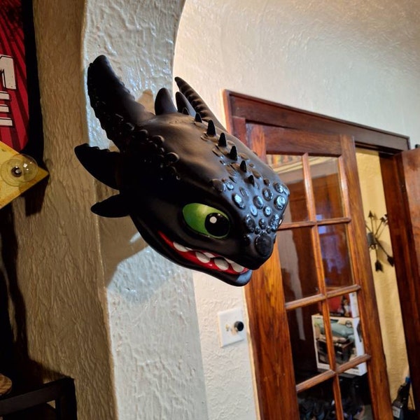 Toothless Wall Decor | 3D Printed - Etsy