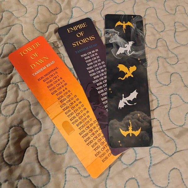 Onyx Storm Inspired Bookmark Set | Brave the Dark Bookmark | Xaden ...