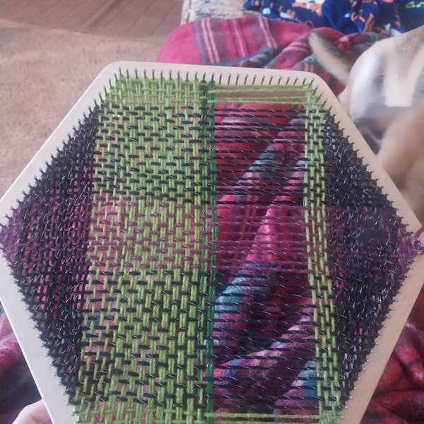 4" Square Pin Weaving Loom - Etsy