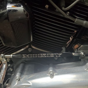 Custom Harley Davidson Shift Rod Engraved Linkage One of a Kind ...