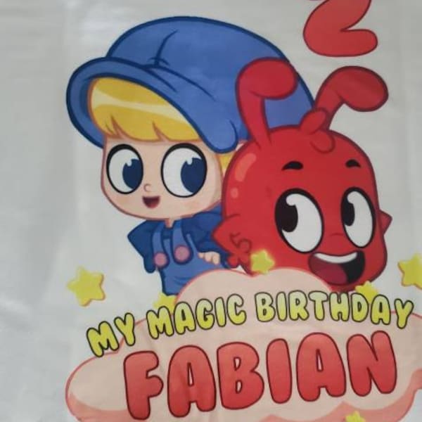 Morphle Personalized Birthday Boy, Birthday Girl, Raglan Shirt, Family ...