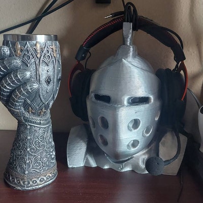 Medieval Knight Headphone Stand Headset Holder Rack, Feudal Joust ...