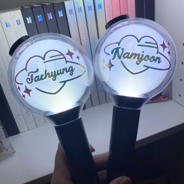 BTS Planet/heart Bias Vinyl Decal Sticker for Your Light Stick, Car ...