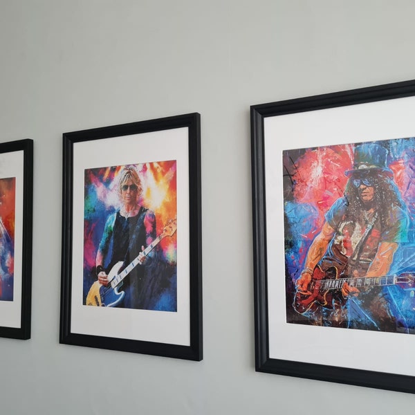 Woman in White Print. Woman Lake Print. Original Art Print. Oil ...