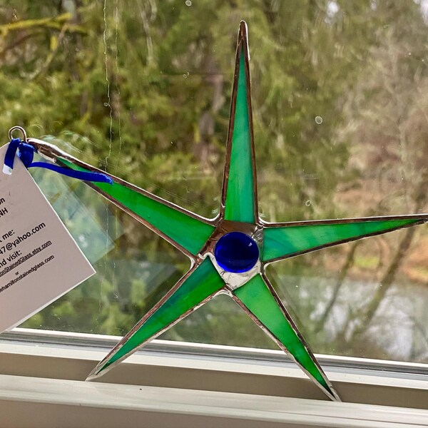 My Stars Beautiful Handmade Stained Glass Stars, Each One Unique. - Etsy