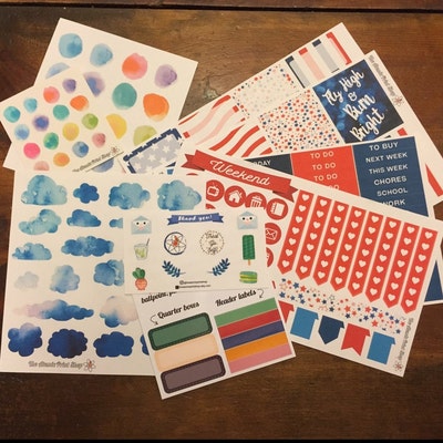 1 DOLLAR DEAL INSIDE Watercolor Dot Stickers for Erin - Etsy