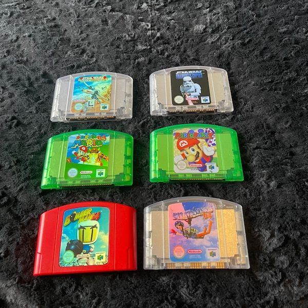 N64 Cartridge Labels - Etsy