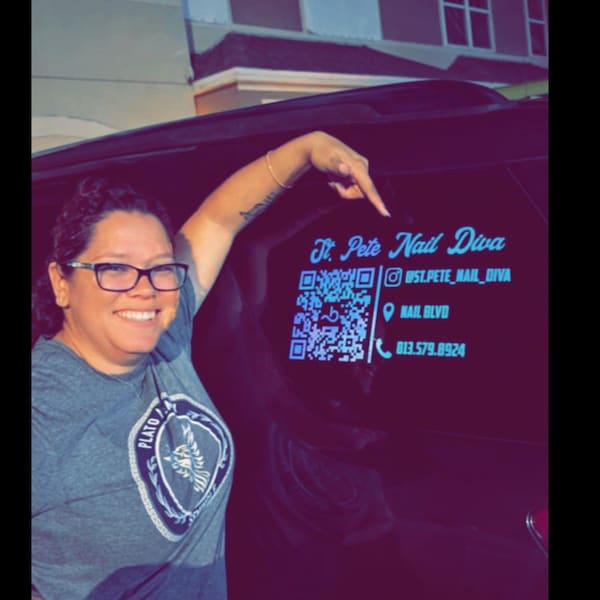 Business Qr Code Decal, Design Your Own Decal, Design Your Own Window ...