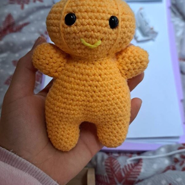 Cheeky Pumpkin Head With Booty Crochet Pattern PDF - Etsy