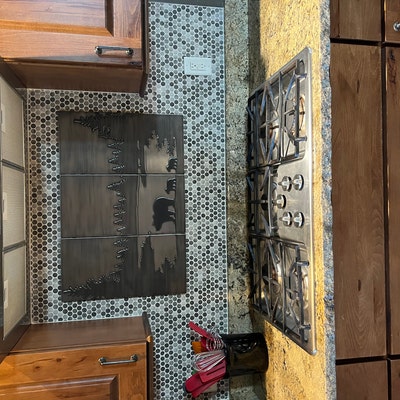 Beautiful Unique Backsplash With Nature Set of 29 Handmade Tiles 100% ...
