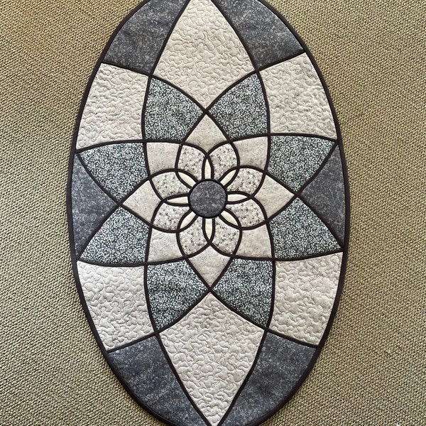 Sunny Dream Tablerunner Pattern - Stained Glass Technique - Etsy