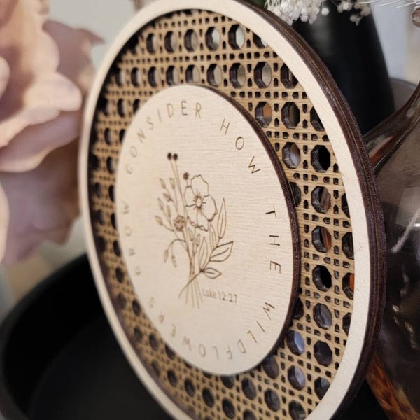 Cane Rattan Name Sign SVG, Rattan Bundle Svg, Rattan Round Sign Svg ...