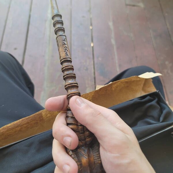 The Zodiac Wizard Wand 13 Inches Poplar Wood Witches Wand Astrological ...