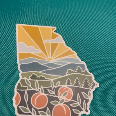 Georgia Durable Sticker High Quality Bumper Sticker United - Etsy