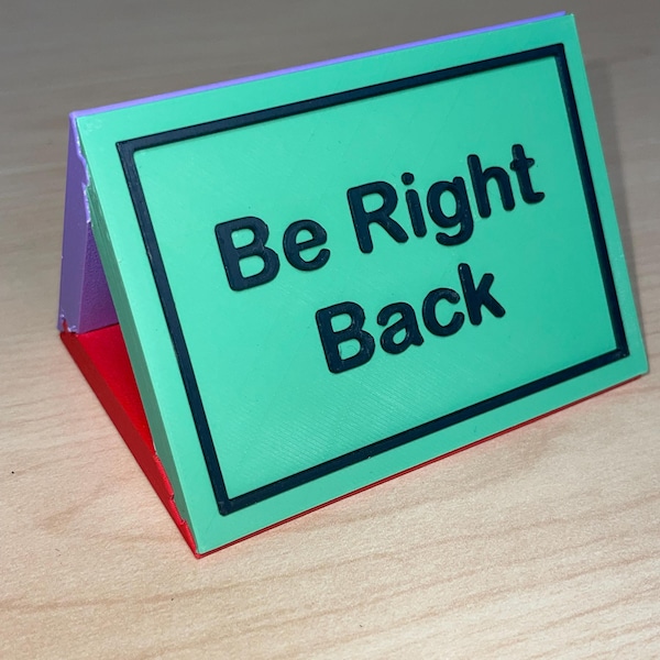 Availability Desk Sign - Handy Tool for the Busy Office - Time Blocking ...