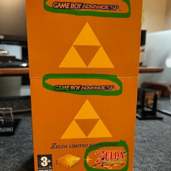 Gameboy Advance SP Console Zelda Box - Zelda SP Manual NO Console ...