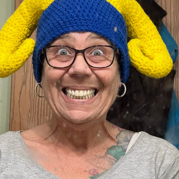 Crochet Handmade Ram Horn Beanie Hat - Made to Order! - Etsy