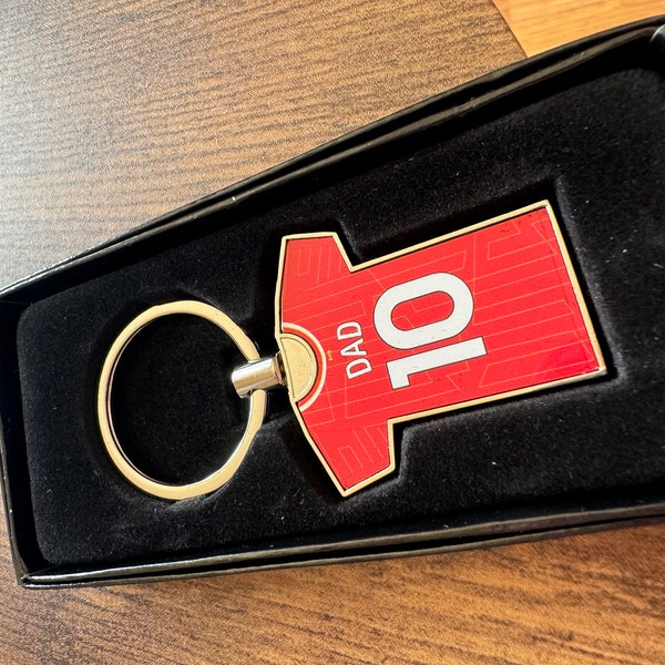 Personalised Argentina Fan Keyring 2022/23 Football Shirt Keyring, Any ...