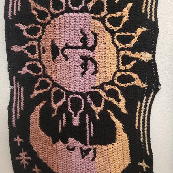 Sun & Moon Mosaic Crochet Pattern by Sixel Design - Etsy