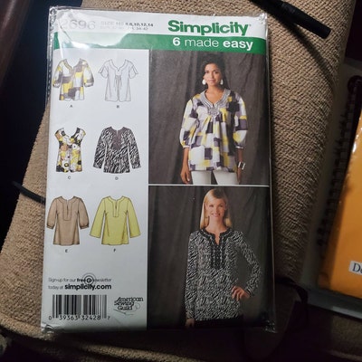 1998 Mccall's 9339 NY the Collection Misses Dress & Slipdress Both in ...