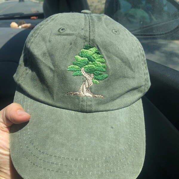 BONSAI ORNAMENTAL TREE Hat One Embroidered Men Women Wildlife Cap Price ...