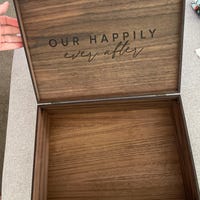 Custom Memory Keepsake Wooden Love Box With Personalization ...