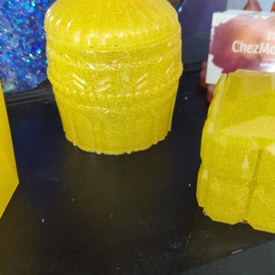 2 Part Jar Resin Molds Silicone With Lid DIY Storage Jar With Lid ...