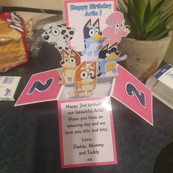 Bluey Card-in-a-box - Etsy