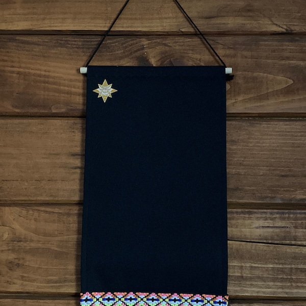 Enamel Pin Display in Black With Beautiful Vintage Trim and Black ...